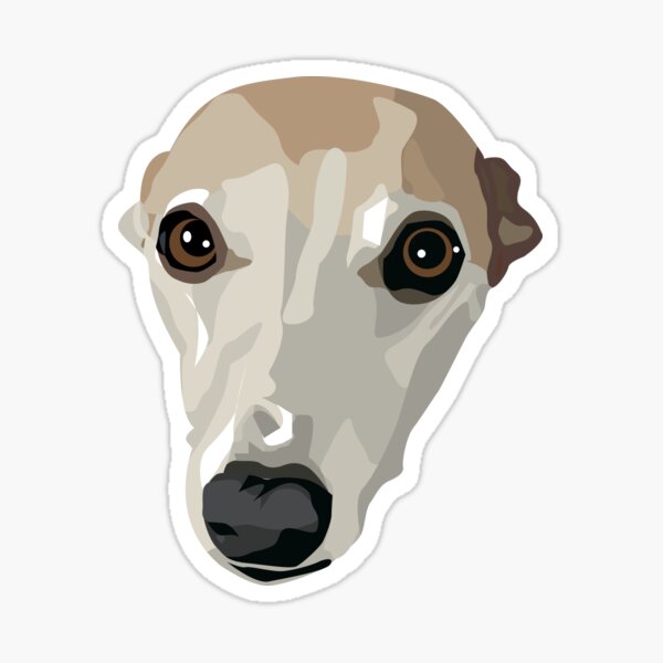 Whippet Stickers | Redbubble
