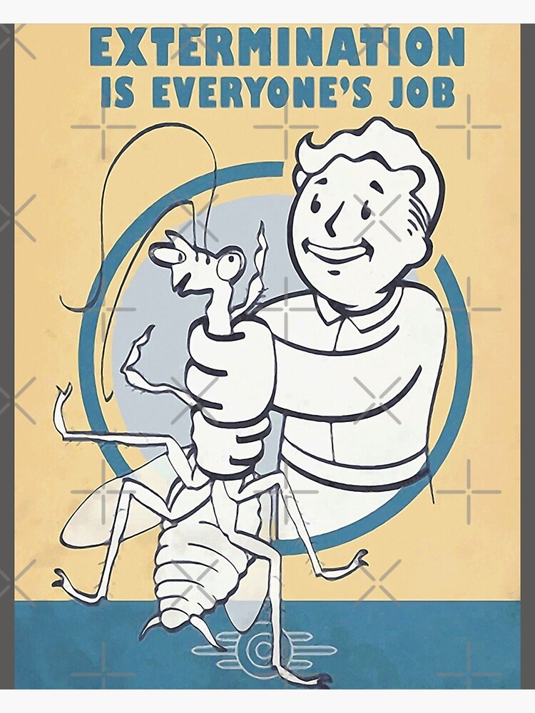 "Vault Poster | Fallout Inspired | Wall Art Home Decor | HECKINFAROUT ...