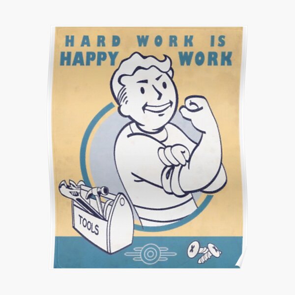 "Vault Poster | Fallout Inspired | Wall Art Home Decor | HECKINFAROUT ...