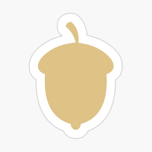 "Acorn" Sticker by ChibiCharacters | Redbubble