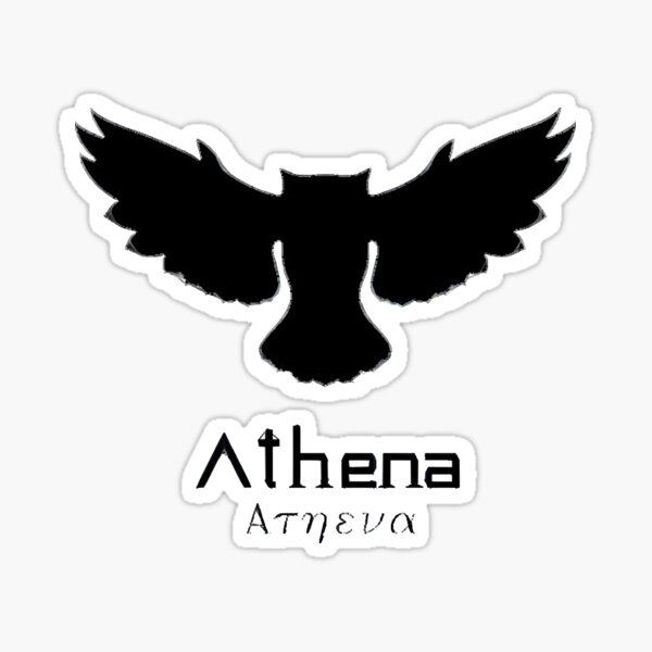"Minimalist Athena " Sticker by MrsSarahD1356 | Redbubble