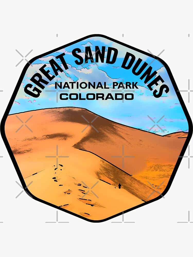 "great sand dunes national park colorado" Sticker for Sale by Color-co ...