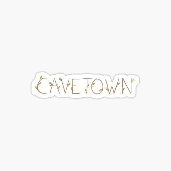 "cavetown fan made woodsy logo" Sticker by hollybee2003 | Redbubble