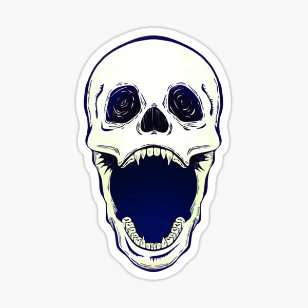 "Open Maw" Sticker by Trickey | Redbubble