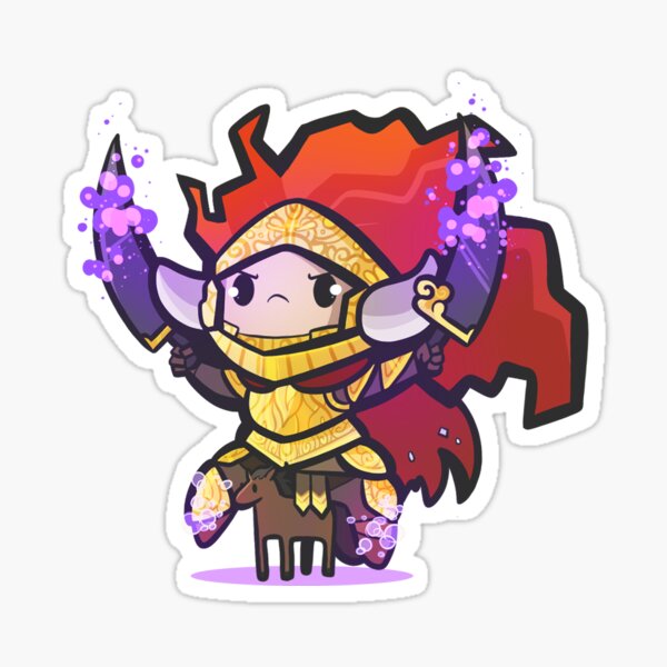 "Starscourge Radahn" Sticker for Sale by BadTusk | Redbubble