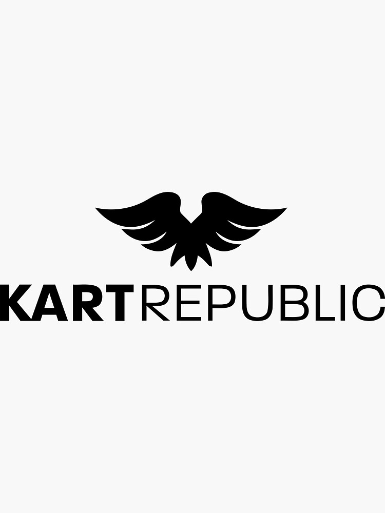 "Kart Republic" Sticker by akilasamina | Redbubble