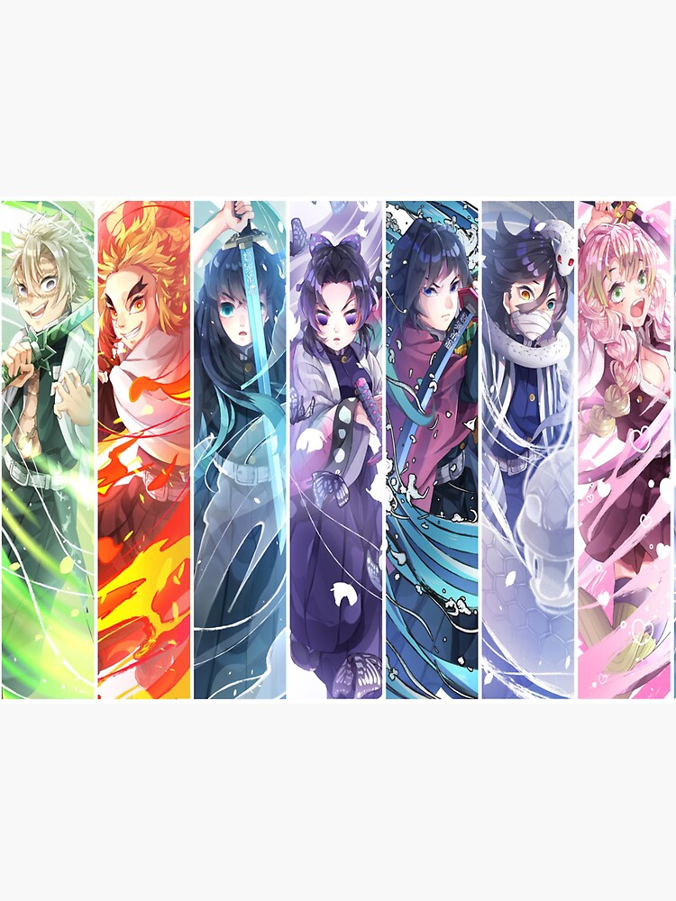 "Hashira!!!" Sticker by lion-pride | Redbubble