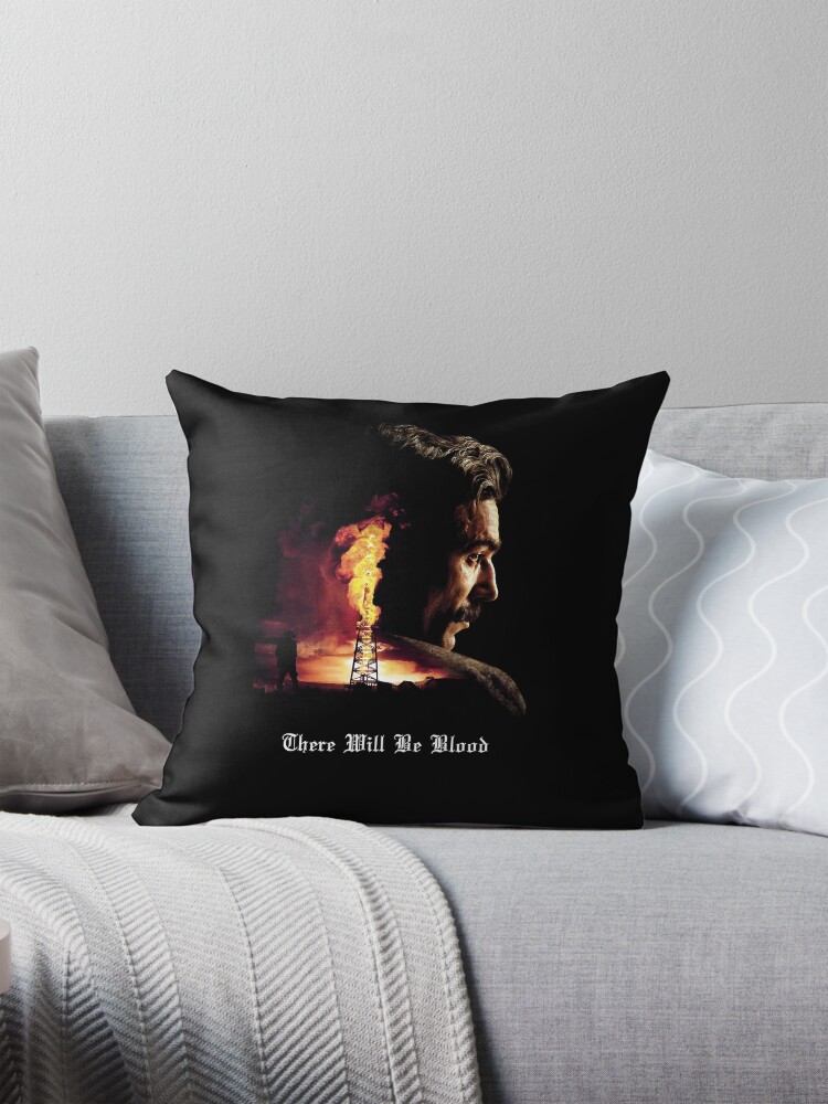 "Vintage Retro There Will Be Blood 2007" Pillow for Sale by Eliane2019 ...