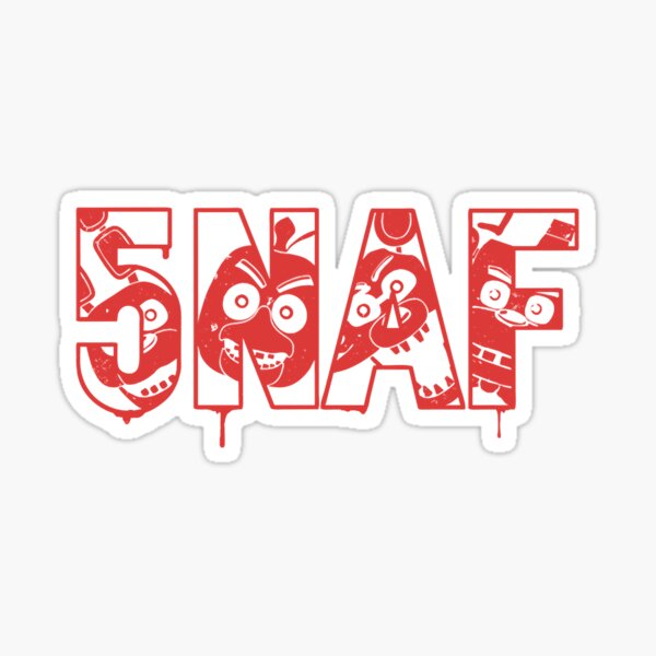 "5NAF Five Nights At Freddy&s Essential" Sticker by heflick87 | Redbubble