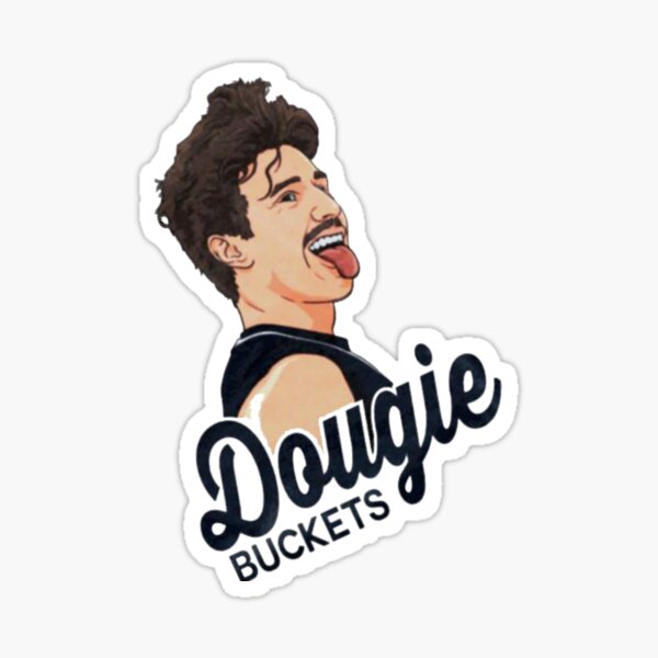 "Dougie buckets , doug edert " Sticker by Suzzita | Redbubble