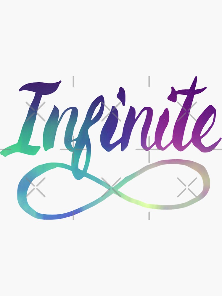 "Infinite" Sticker by TimelessJourney | Redbubble