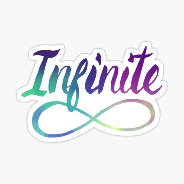 "Infinite" Sticker by TimelessJourney | Redbubble
