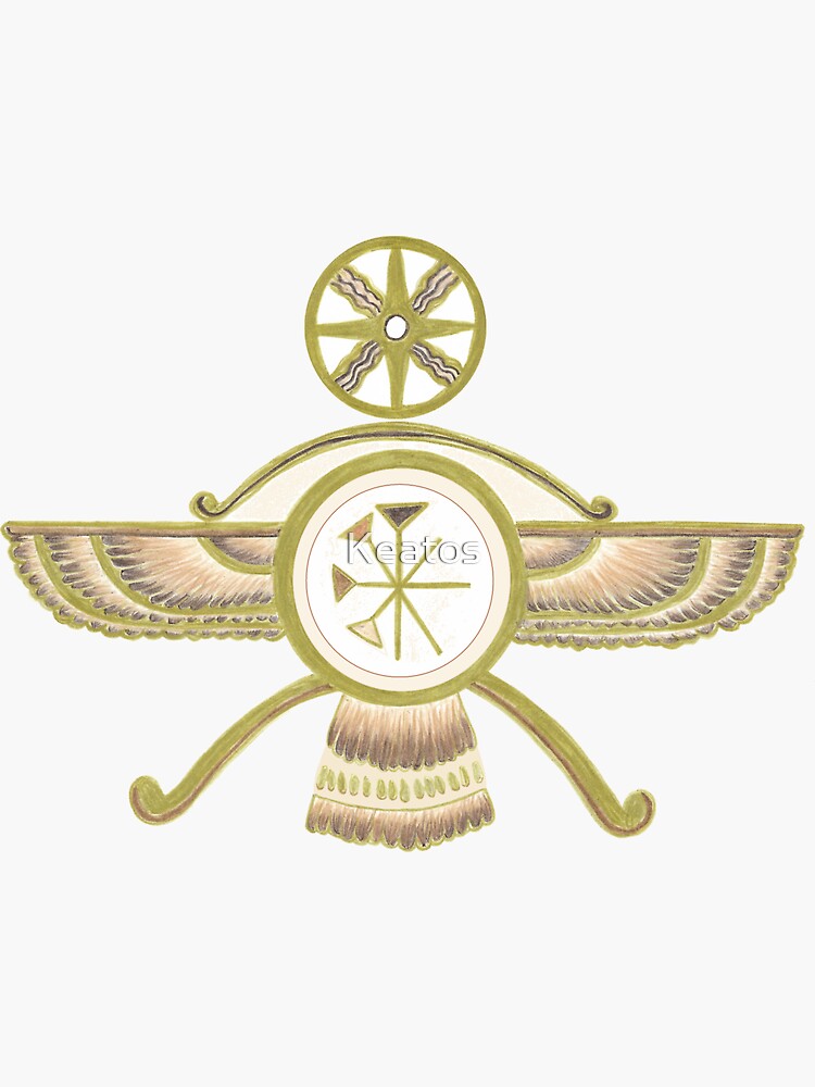 "Anu the ultimate Sumerian God" Sticker for Sale by Keatos | Redbubble