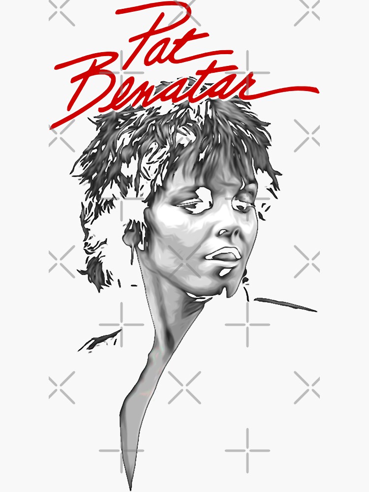 "The Greatest Female Pat Benatar Gift For Fans" Sticker by ...