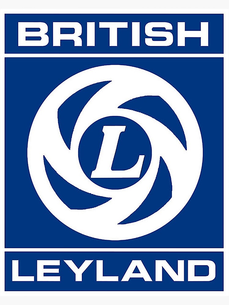 "British Leyland Logo Classic" Sticker by BlakeMendenhall | Redbubble