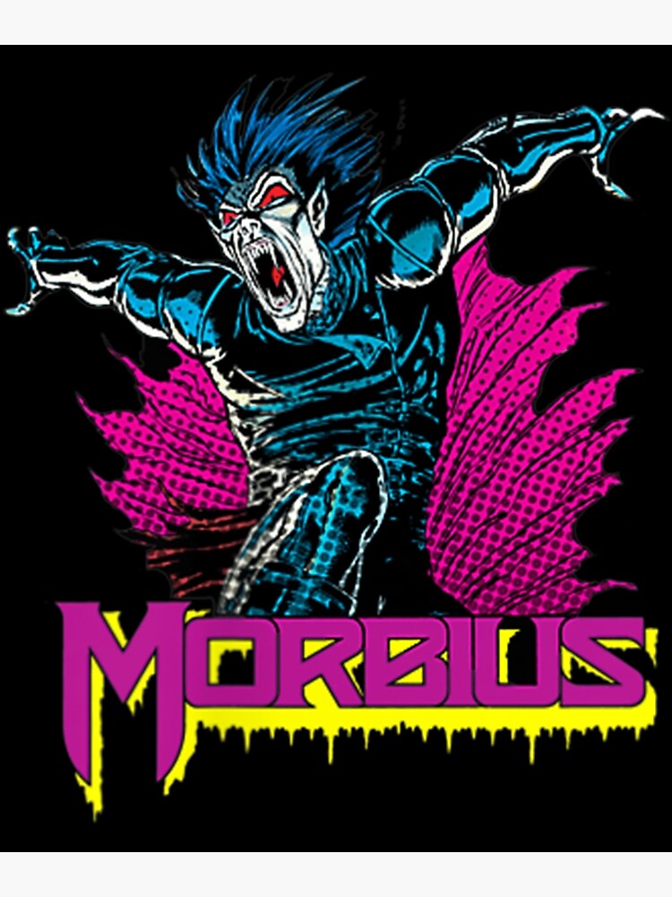 "Morbius Retro 90s Comic Art" Poster for Sale by SeanPhillips | Redbubble