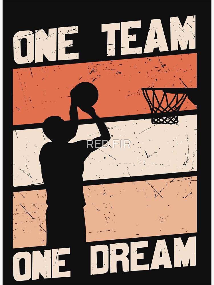 "One Team One Dream" Sticker by KHALID2000 | Redbubble