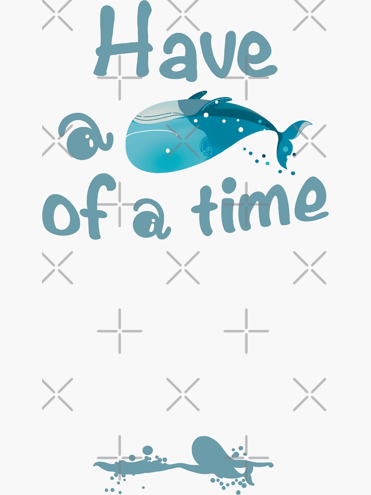 "Happy whale" Sticker for Sale by PalinoColour | Redbubble