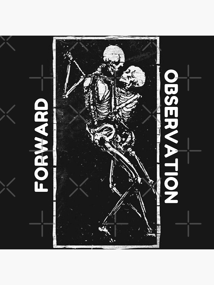 "FORWARD OBSERVATION" Sticker for Sale by theminimalzone | Redbubble