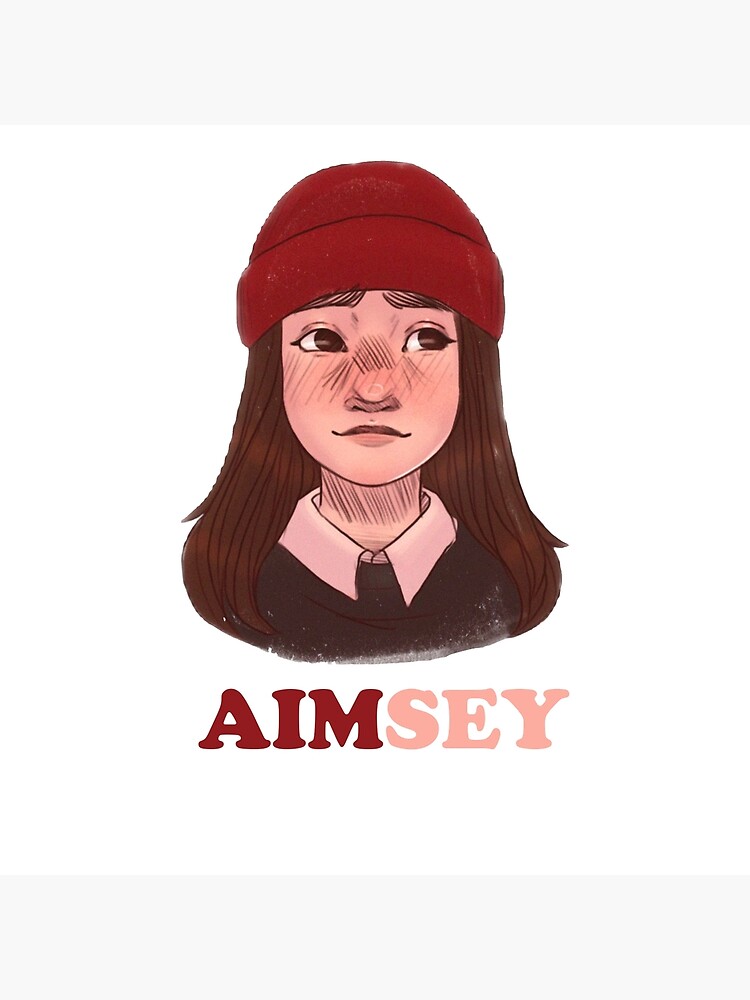 "aimsey t-shirt and sticker" Poster for Sale by mimo-mhd | Redbubble