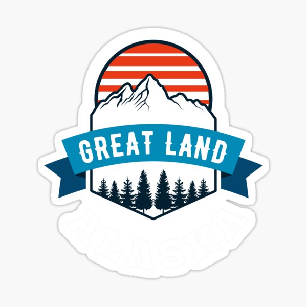 "T-shirt - Independence Day. Alaska." Sticker by 84Arts | Redbubble