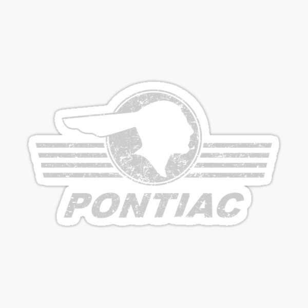 "Pontiac Vintage - Grunge" Sticker by wanthussein | Redbubble