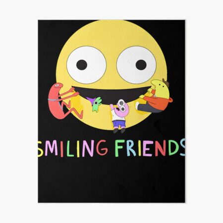 "Smiling Friends Logo" Art Board Print for Sale by claibornehari ...