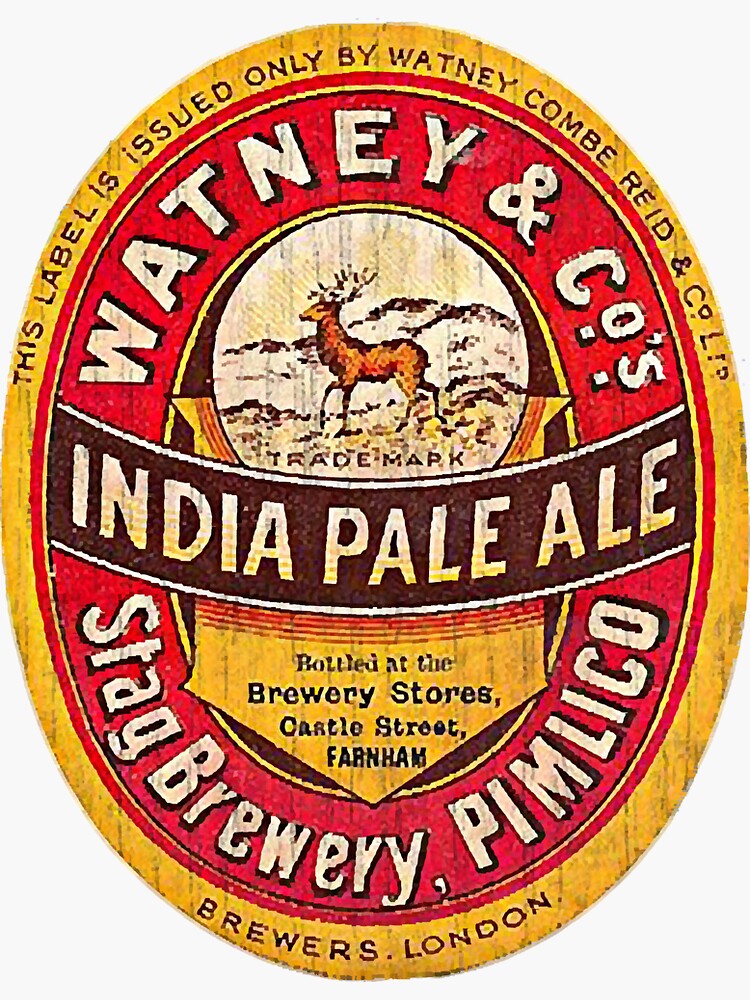 "India Pale Ale Beer Label " Sticker by hienhung136 | Redbubble
