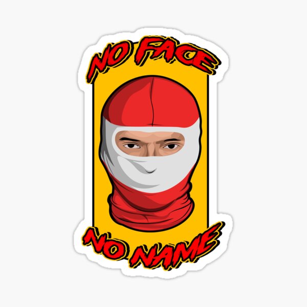 "No face no name" Sticker by Ultras-Store | Redbubble