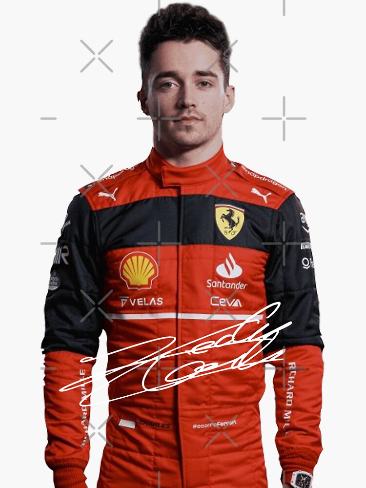 "Charles Leclerc" Sticker by deulivalin44 | Redbubble