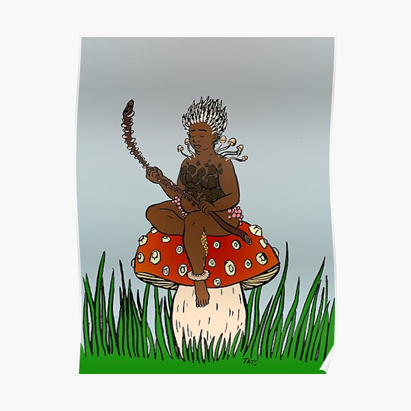 "The Mushroom Queen" Poster by tatianagill | Redbubble