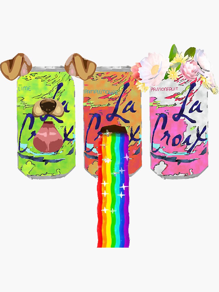 "Snappy La Croix " Sticker for Sale by WMB8gV | Redbubble