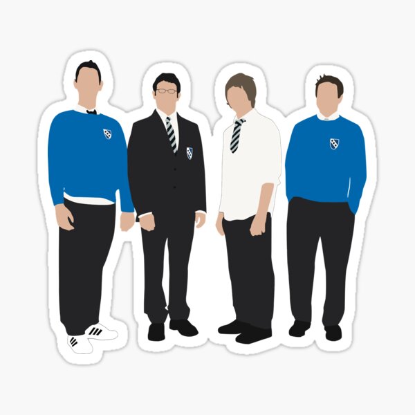 "Inbetweeners " Sticker by Leviasiem28 | Redbubble