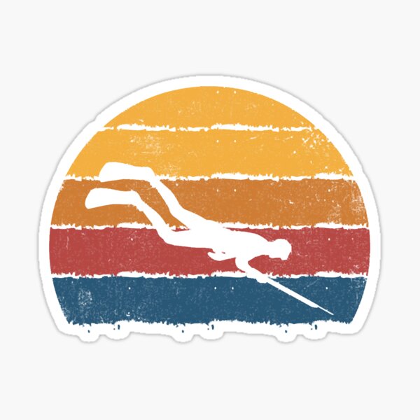 "Spearfishing Spearfisher Freediving" Sticker by IhenadoSanco | Redbubble