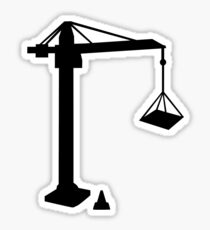 Construction Crane: Stickers | Redbubble
