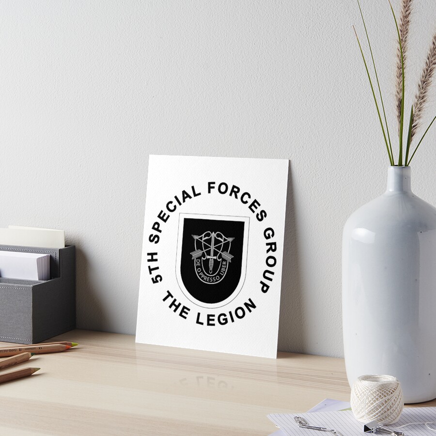 "5th Special Forces Group" Art Board Print by NakaGomo | Redbubble