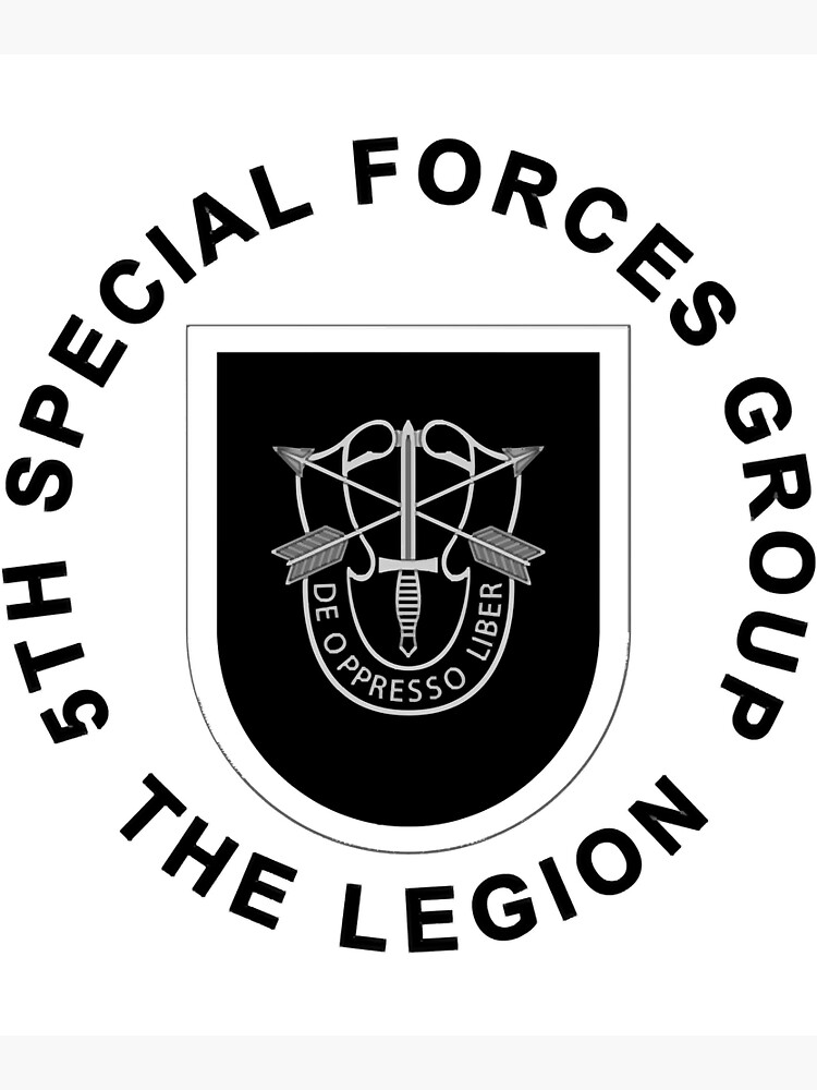 "5th Special Forces Group" Poster for Sale by NakaGomo | Redbubble