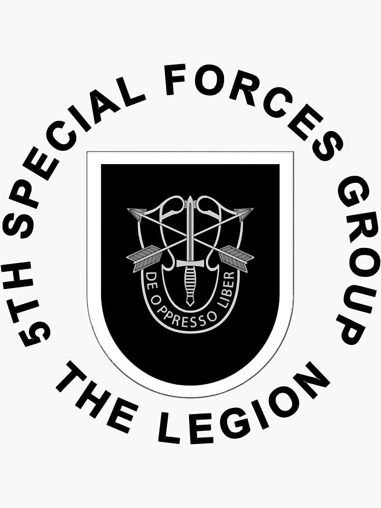 "5th Special Forces Group" Sticker by NakaGomo | Redbubble