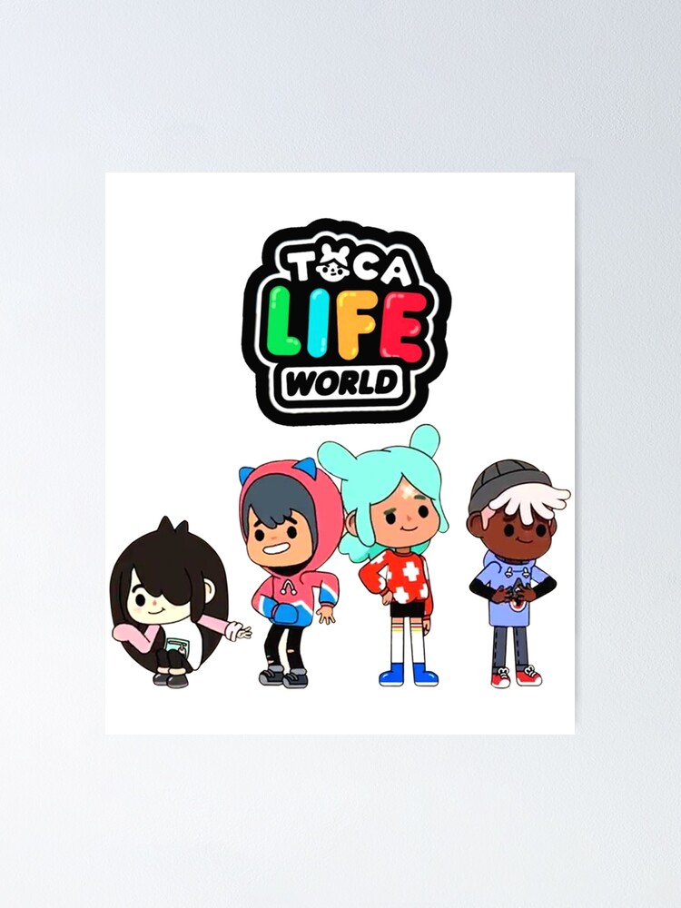 "toca boca , toca life, toca world " Poster for Sale by GlitterNGrainCo ...