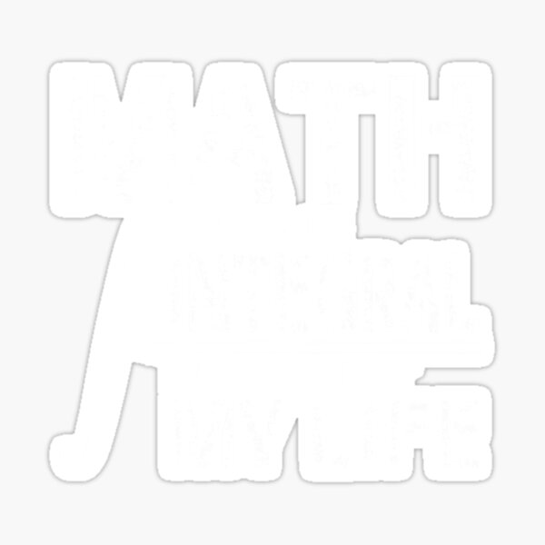 "Maths Integral" Sticker by NakaGomo | Redbubble