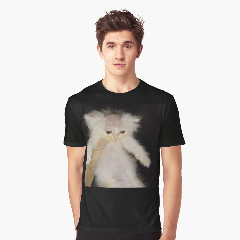 "bald cat meme" Poster for Sale by nainoalequan | Redbubble