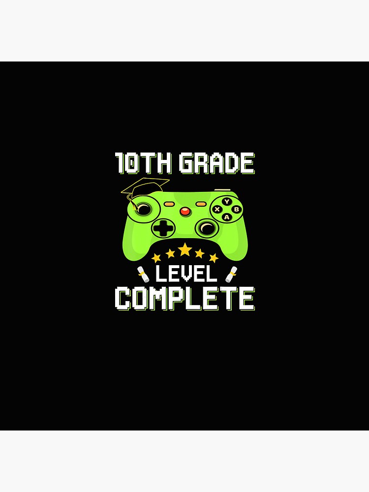 "2022 Level Grade Complete Gamer Of Class Graduation 10Th" Pin by ...