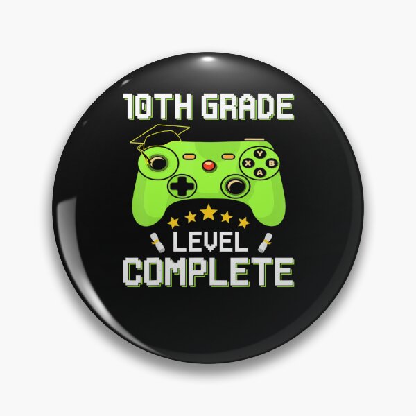 "2022 Level Grade Complete Gamer Of Class Graduation 10Th" Pin by ...