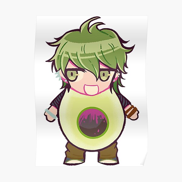 "Rantaro Amami (avocado) " Poster for Sale by rongkien37723 | Redbubble