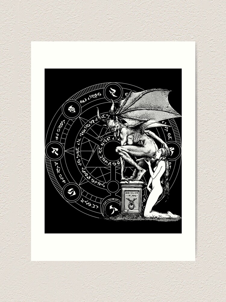 "Devil Satan" Art Print for Sale by DawnHarbert | Redbubble