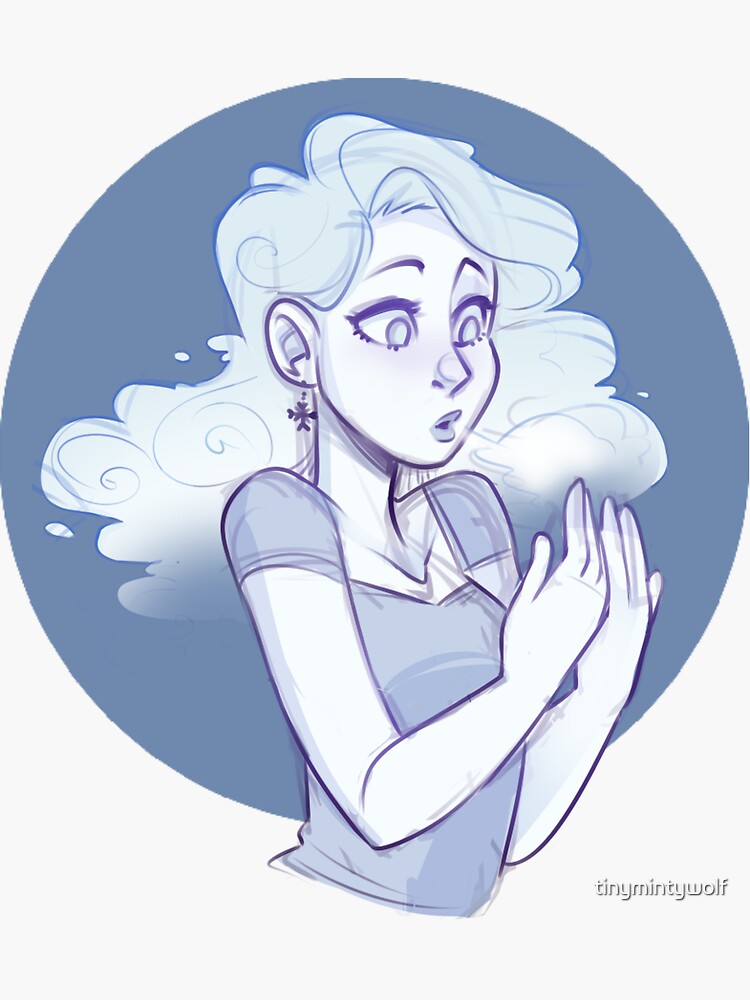 "Caitlin Snow" Sticker by tinymintywolf | Redbubble