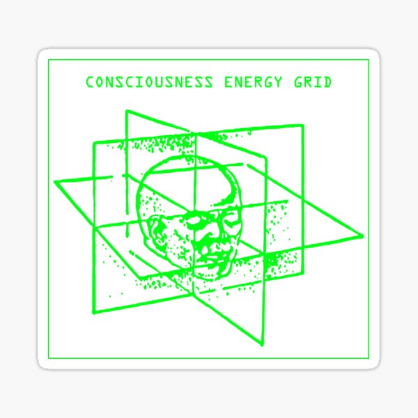 "Consciousness Energy Grid " Sticker for Sale by buihoanghai109 | Redbubble