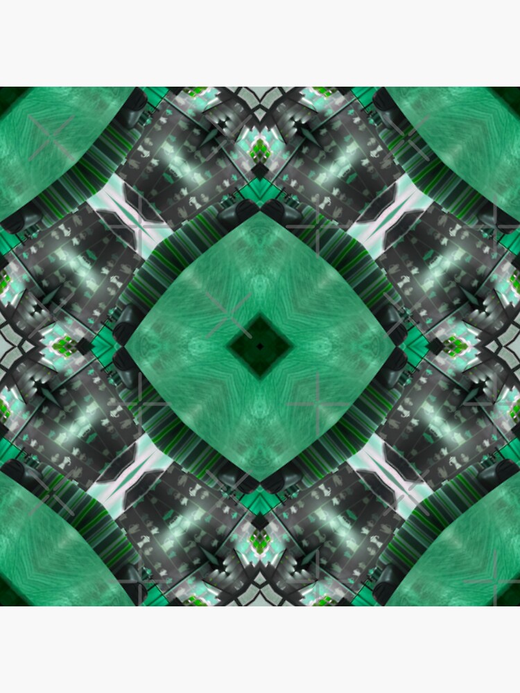 "Mint green modern aesthetic pattern" Sticker by PerkyandSnarky | Redbubble