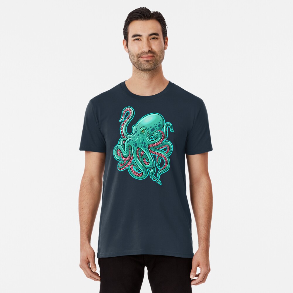 "angry octopus" Sticker by OtterFactory | Redbubble