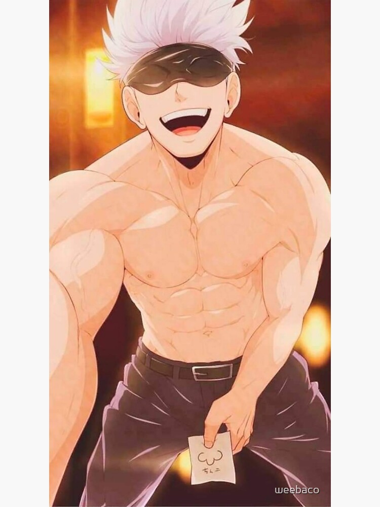 "Gojo Satoru Merchandise " Greeting Card for Sale by weebaco | Redbubble